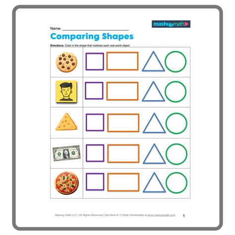 Image result for Shapes Worksheet