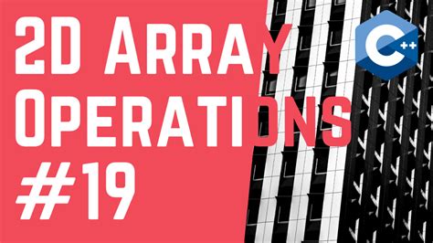 Image result for 2D Array Operations