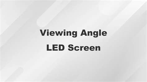 Image result for Mini LED Viewing Angle