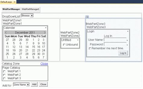 Image result for Webpart Zone Control in ASP.NET