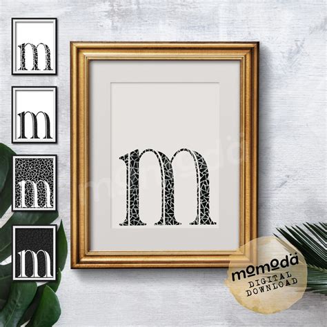 Image result for Script Monogram Letter M