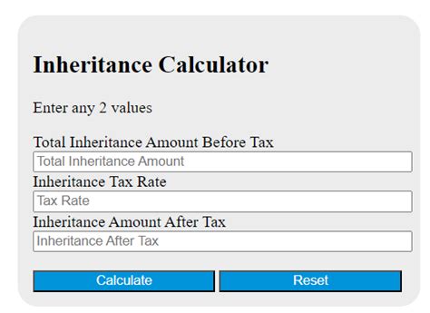 Image result for Intestacy Calculator