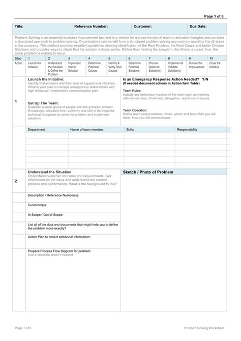 Image result for Problem Solving Game Worksheet