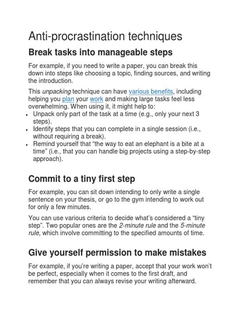 Image result for How to Avoid Procrastination Guide