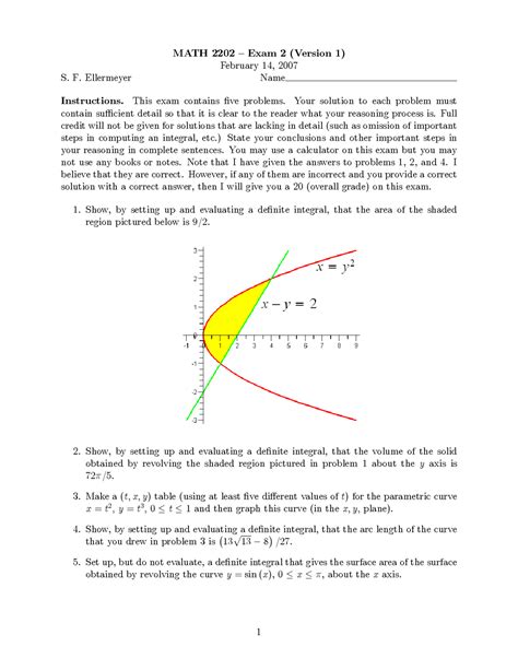 Image result for Calculus 2 Math Questions