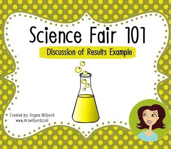 Image result for Science Fair Project Discussion Example