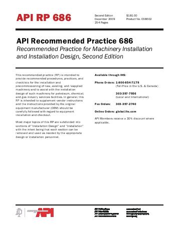 Image result for API 686 Installation