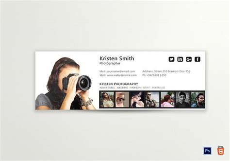 Image result for HTML Email Signature Sample