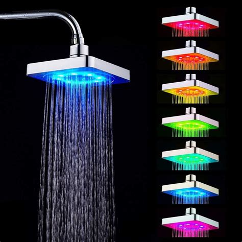 Image result for LED Color Changing Shower Head
