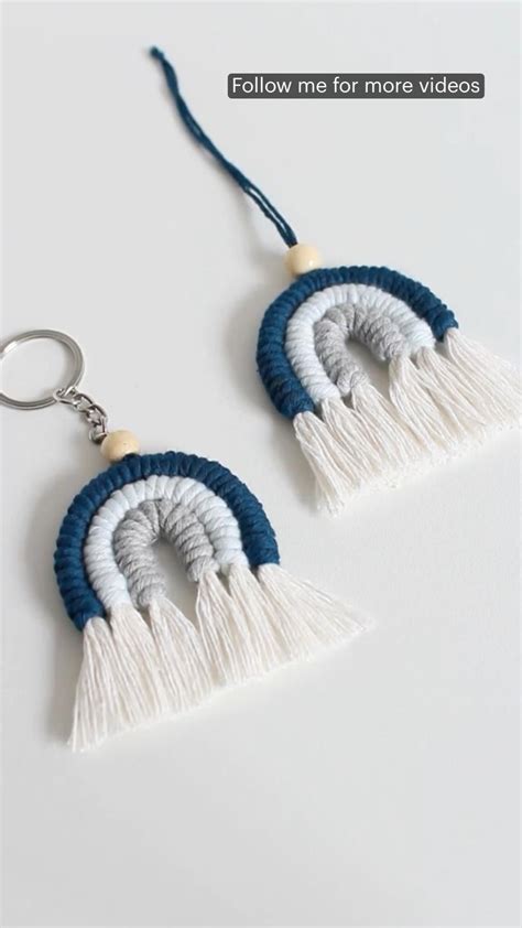 Image result for Macrame Keychain Instructions for Beginners