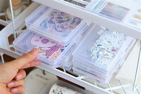 Image result for Sticker Storage Containers