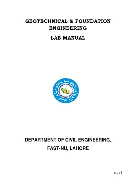 Image result for Structural Engineering Lab Manual PDF