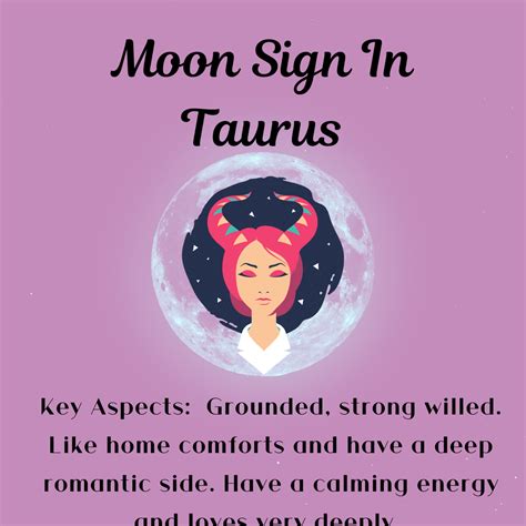 Image result for Taurus Moon Sign