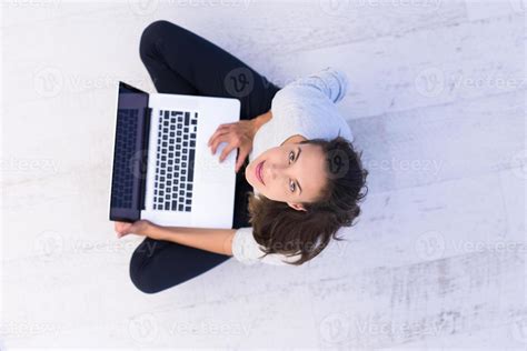 Image result for Woman Using Laptop Computer Top View