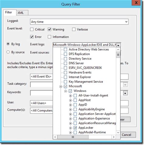 Image result for AppLocker Event Viewer