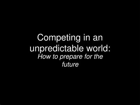 Image result for Unpredictable World