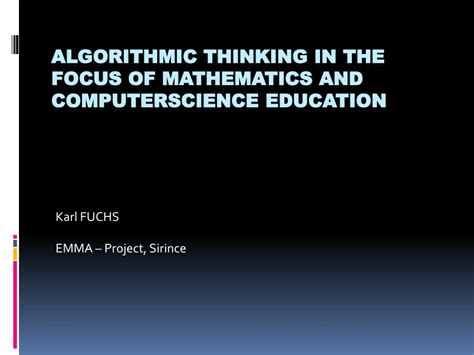 Image result for Algorithmic Thinking Icinpuer Science