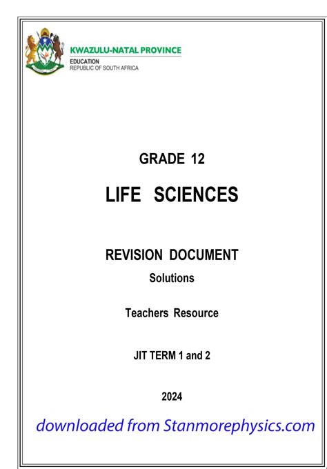 Image result for How to Study Life Science Grade 12