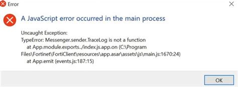 Image result for Fortivpn JavaScript Error