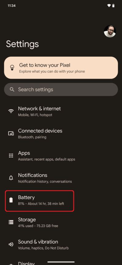 Image result for Android Old Power Options