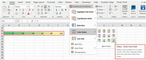 Image result for Color Gradation Excel
