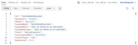 Image result for API Bulk V2 Query Job. Create Query All