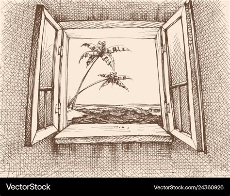 Image result for View From a Window Drawing