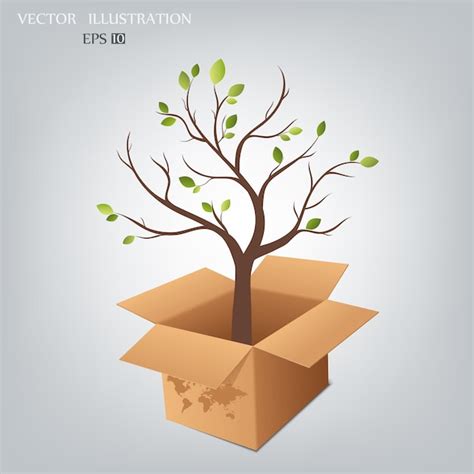 Image result for Cardboard Box Tree