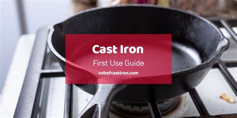 Image result for Cast Iron First Time Use