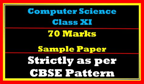 Image result for Sample Paper Class 11 Computer 2025 PSEB