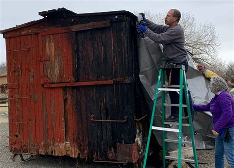 Image result for Exploded Boxcar in Decatur