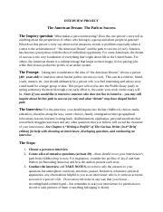 Image result for Interview Project Examples