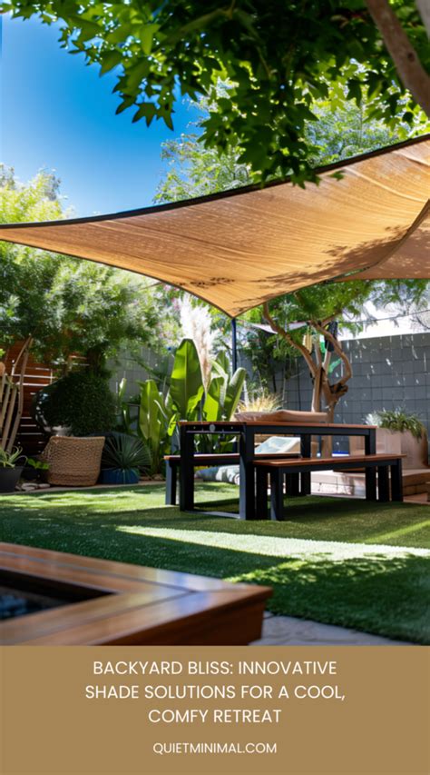 Backyard Shade Ideas: Cool and Comfortable - Quiet Minimal