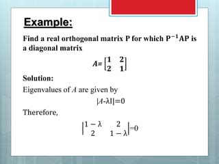 Image result for Diagonalization of Matrices DiffEq