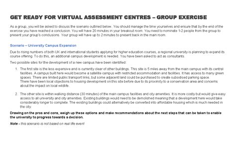 Image result for NHS Group Assessment Exercise Interview