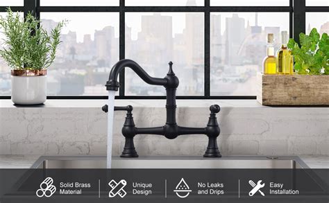 Image result for Bridge Style Faucet Kitchen Faucets