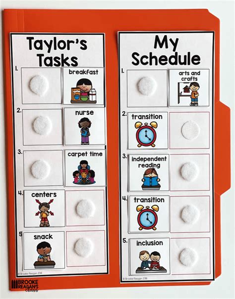 Image result for Visual Schedule Example