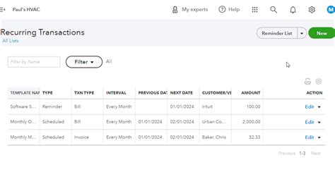 Image result for QuickBooks Recurring Payments