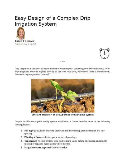 Image result for Drip Irrigation System Design Examples
