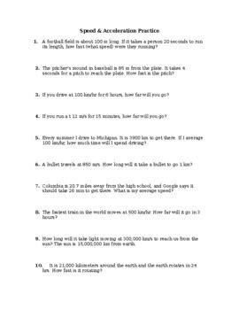 Image result for Speed Calculation Practice