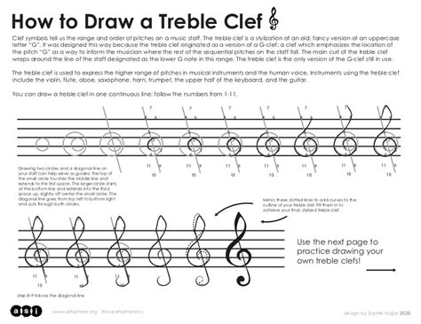 Image result for How to Draw a Treble Clef