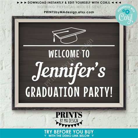 Image result for Graduation Party Signs