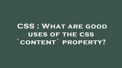 Image result for CSS3 Content