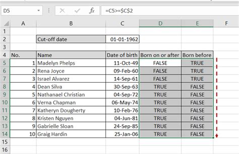 Image result for Excel Help Formulas with Comparing Dates