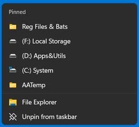 Image result for How to Remove File Explorer From Taskbar