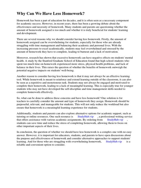 Image result for Homework Reduction