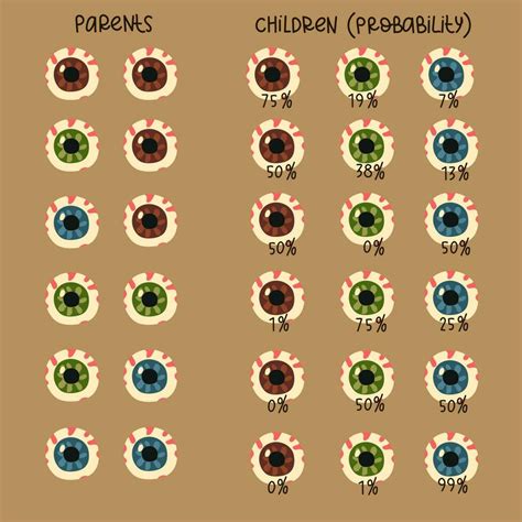 Image result for Eye Color Inheritance Pattern