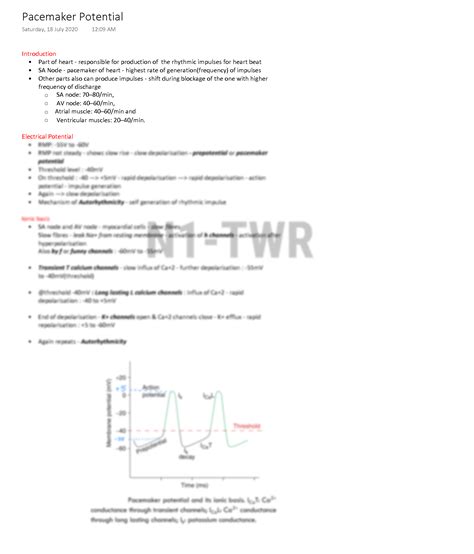 Image result for Pacemaker Potential