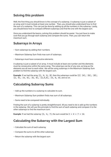 Image result for Subarray with Given Sum Python