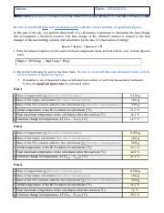 Image result for Enthalpy Change Lab